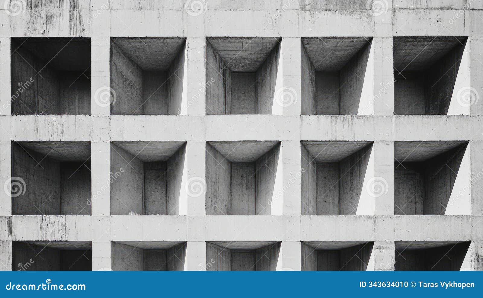 Exploring Neo Brutalist Architecture with Geometric Concrete Patterns ...