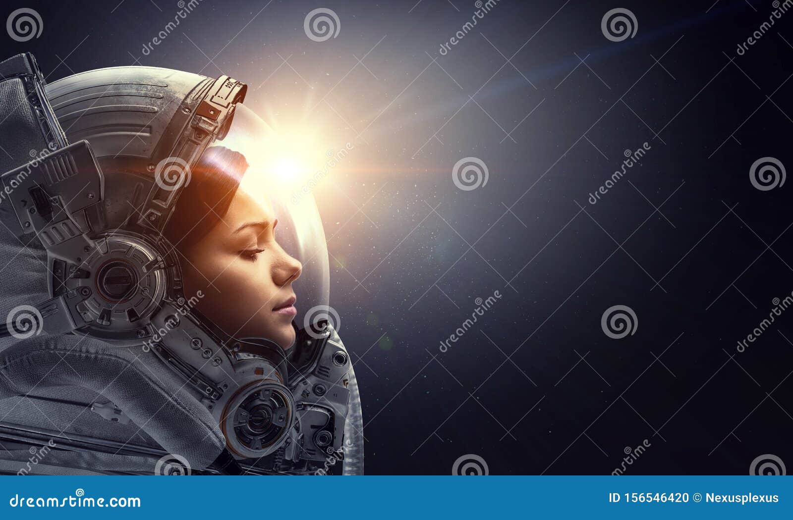 Exploring Outer Space. Mixed Media Stock Photo - Image of mixed ...