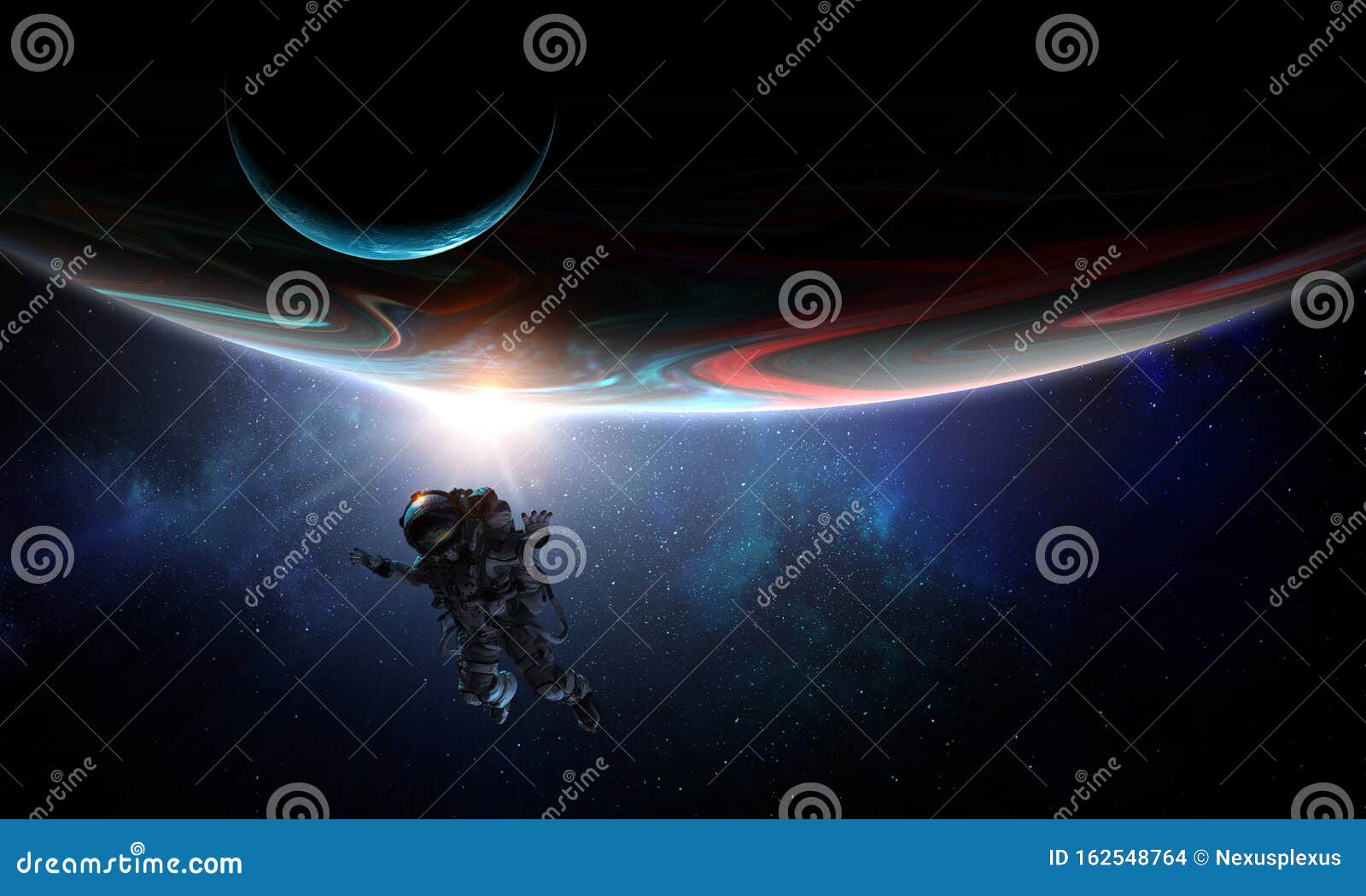 Exploring Outer Space. Mixed Media Stock Photo - Image of orbit, system ...