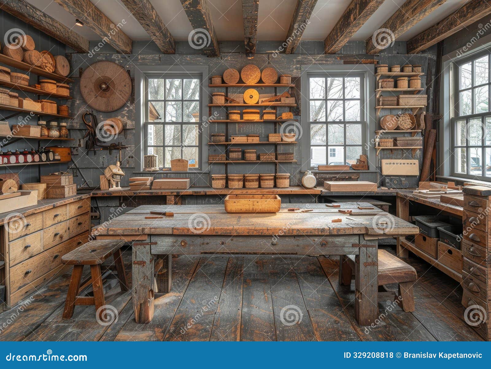 Exploring a Rustic New England Workshop Filled with Traditional ...