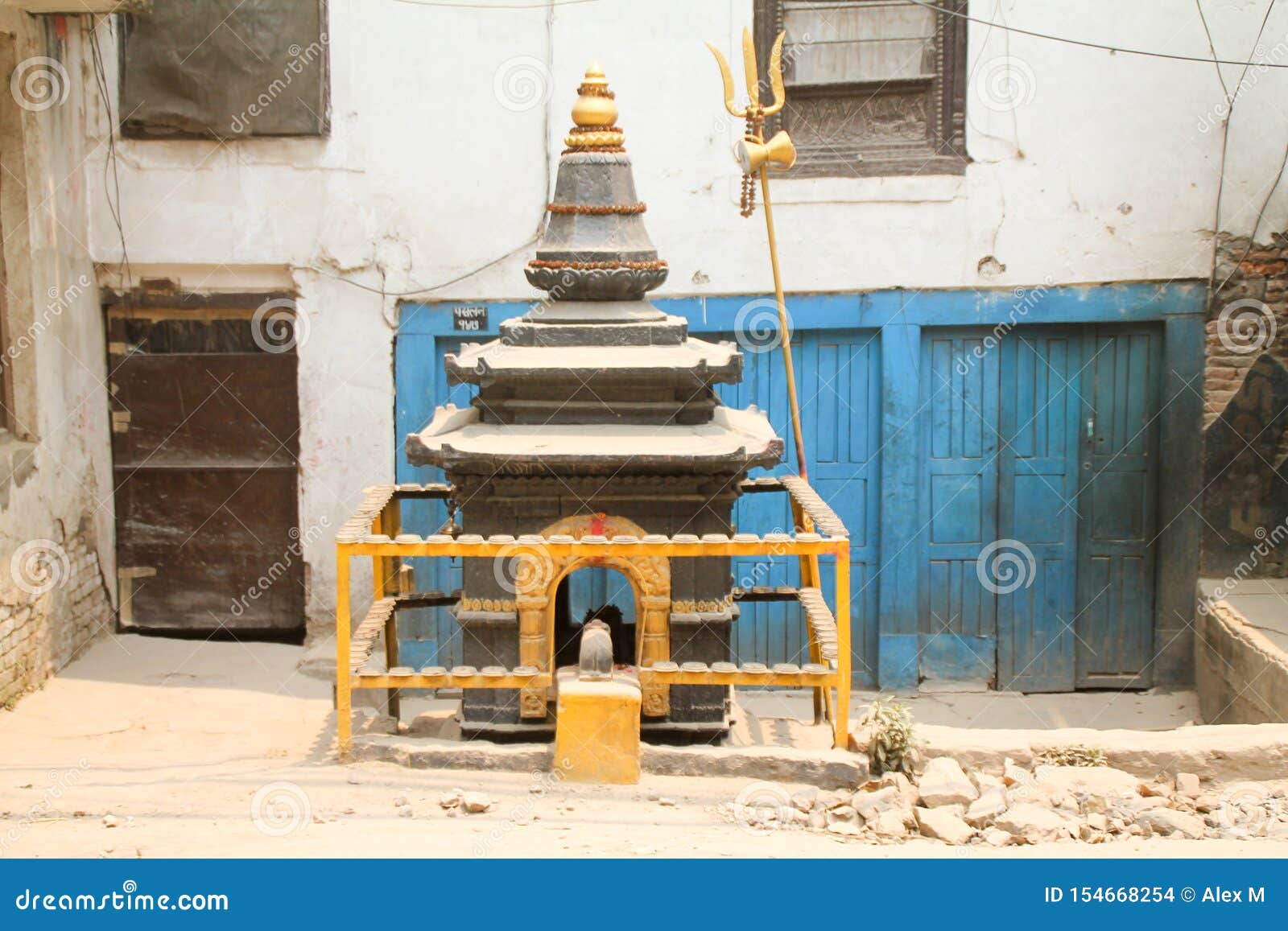 Exploring the Streets Post Earthquake in Kathmandu Nepal 2016 Stock ...