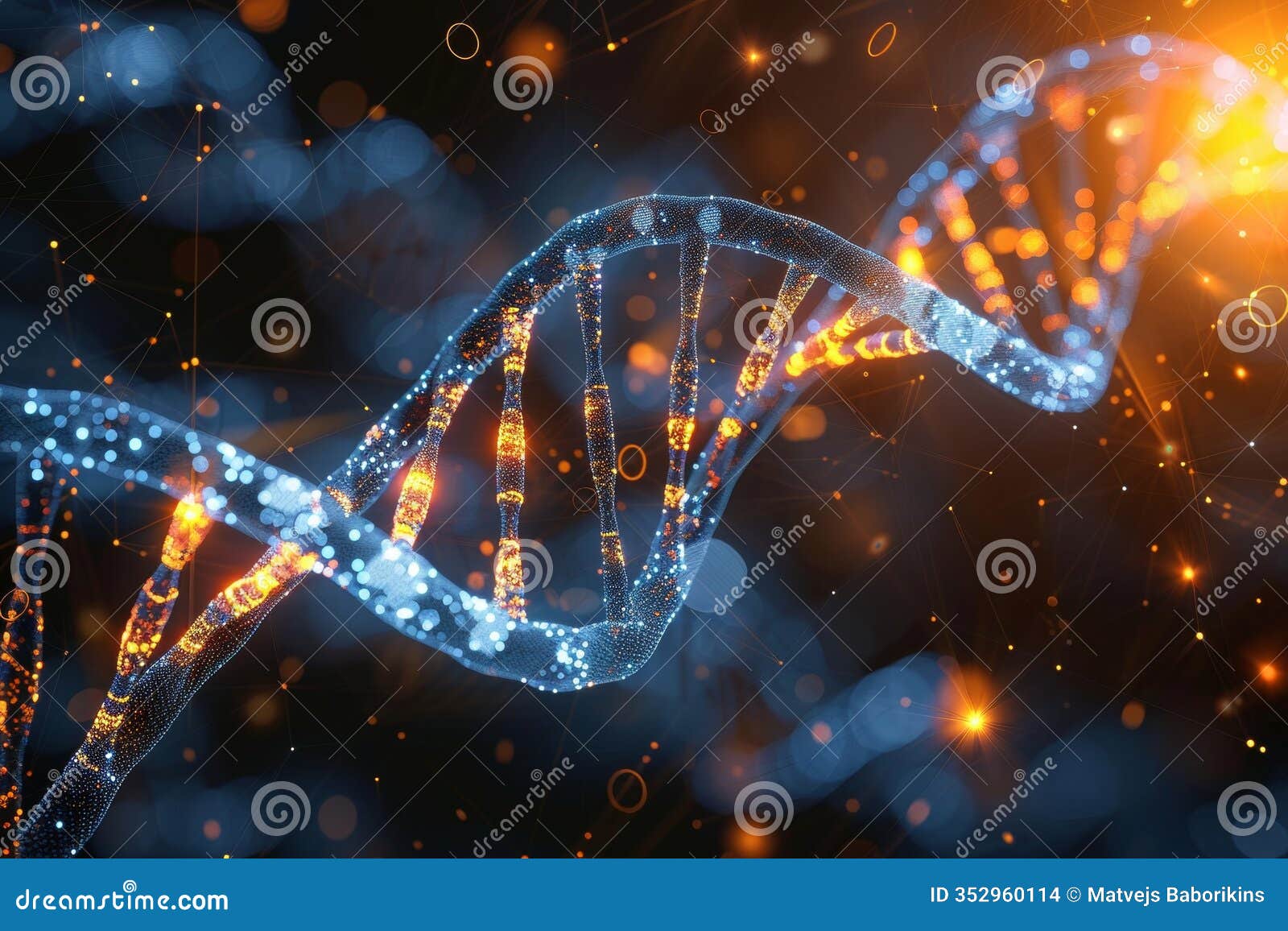 Exploring the Structure of Dna the Spiral Helix Molecule and Its ...