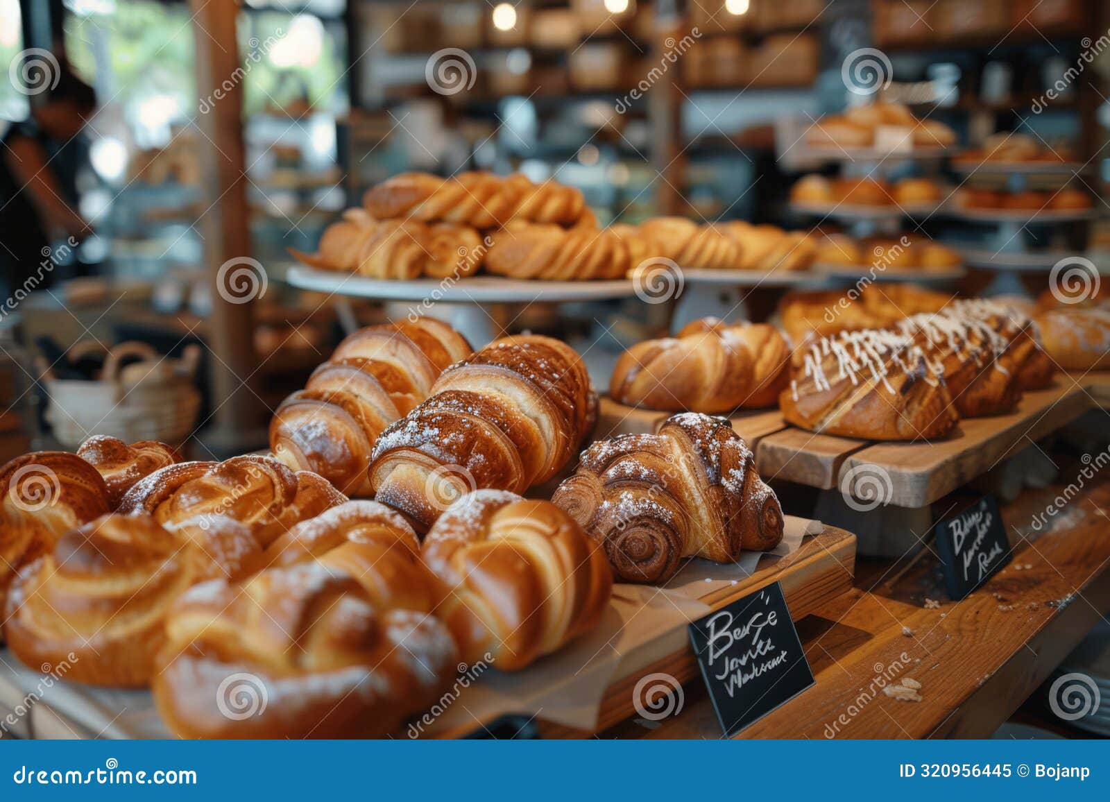 Exploring the Sweet Delights of a Bakery Shop Stock Illustration ...