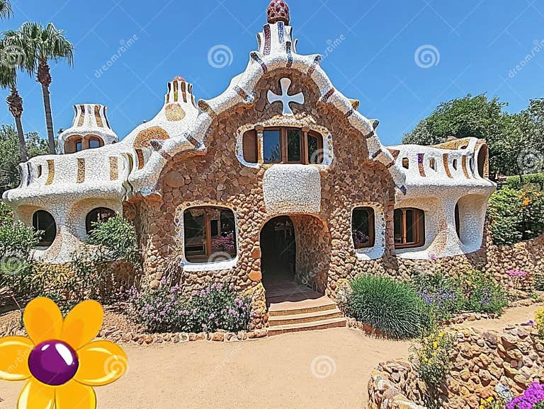 Exploring Unique Mosaic Architecture Design with Stone and Tile Facade ...