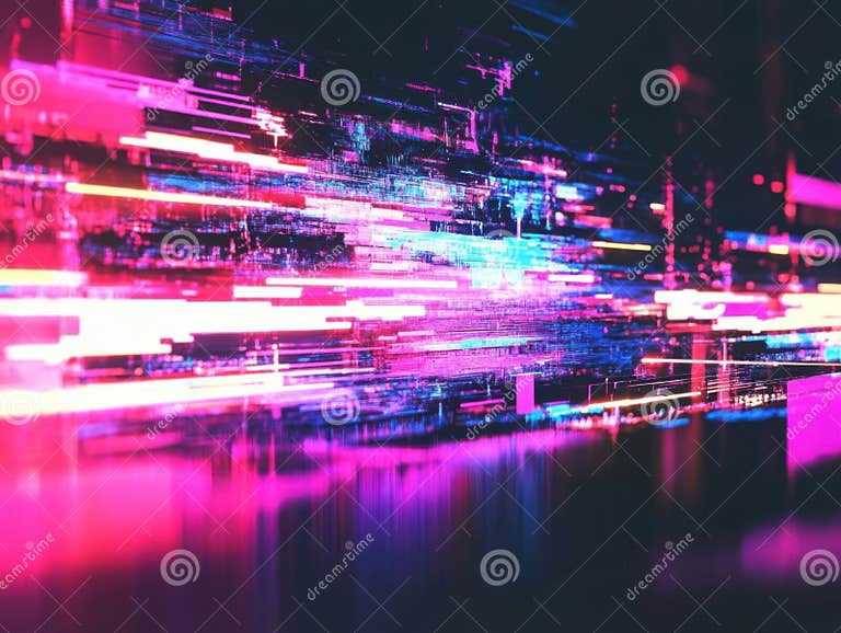 Exploring Vibrant Digital Streams, a Journey into Colorful Data Flows ...