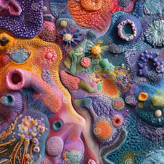 Exploring the Vibrant and Diverse World of Bacteria Textures Under a ...
