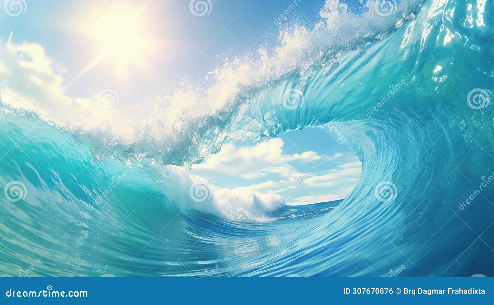 Exploring Water, Ocean, Clouds, And Waves In Visual Art Stock Photo ...