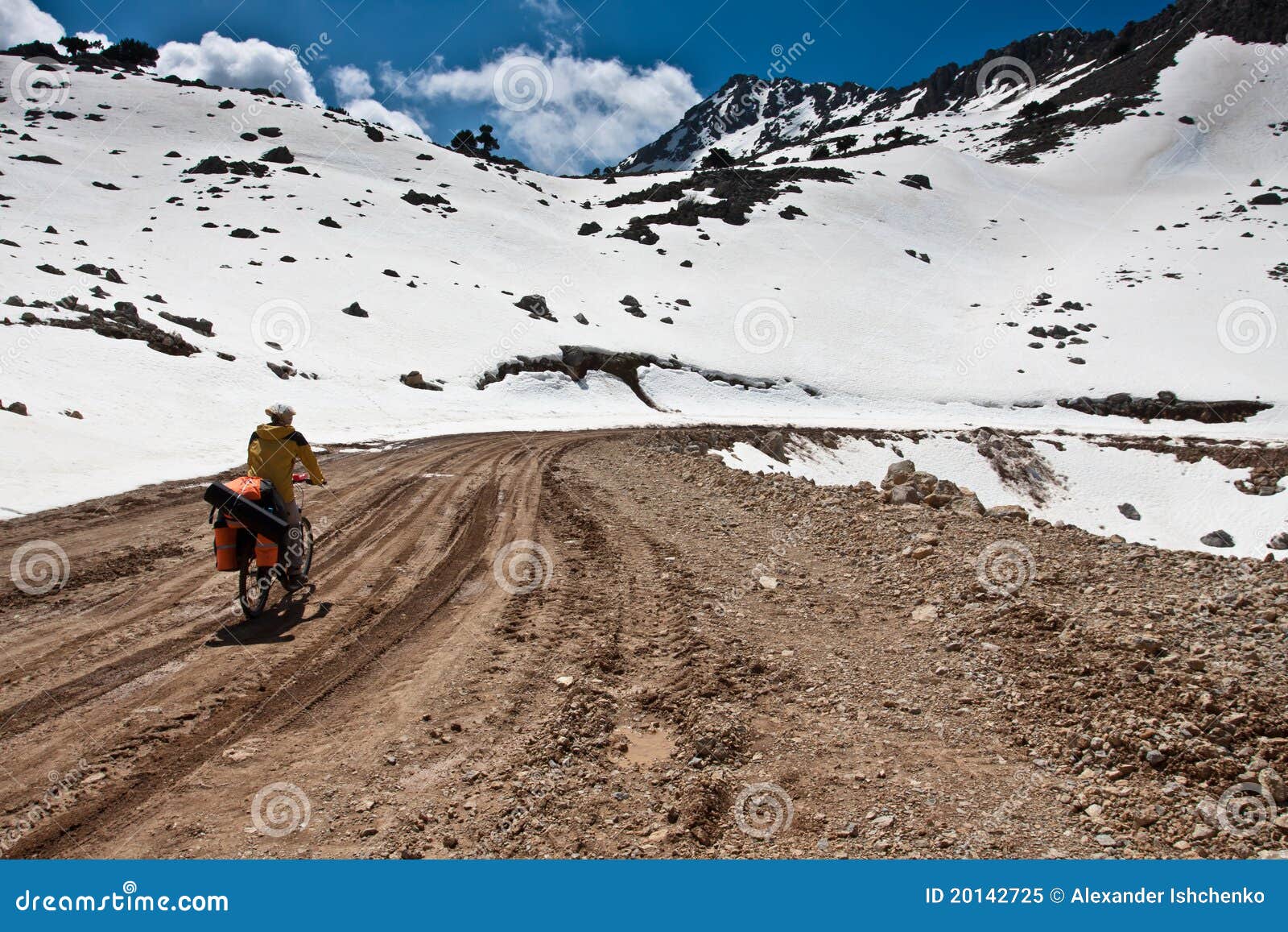Exploring the World by Bicycle. Stock Image - Image of nature ...