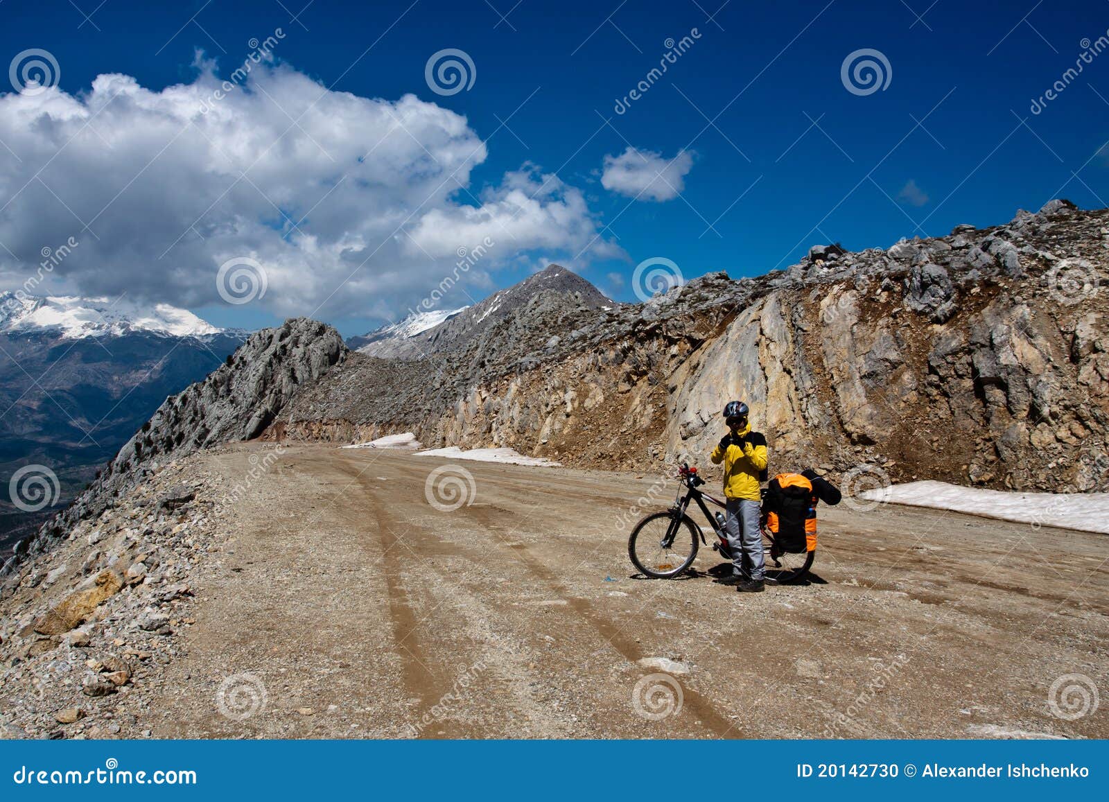 Exploring the World by Bicycle. Stock Photo - Image of friends, helmet ...