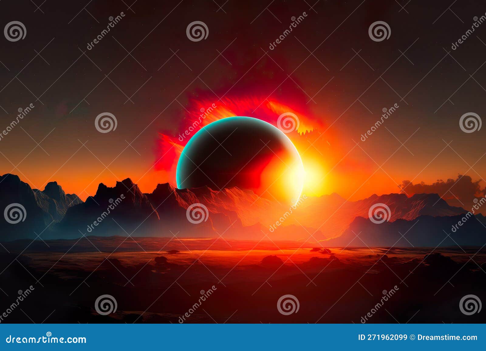 Exploring a World of Color in Abstract Art AI Generated Illustration ...