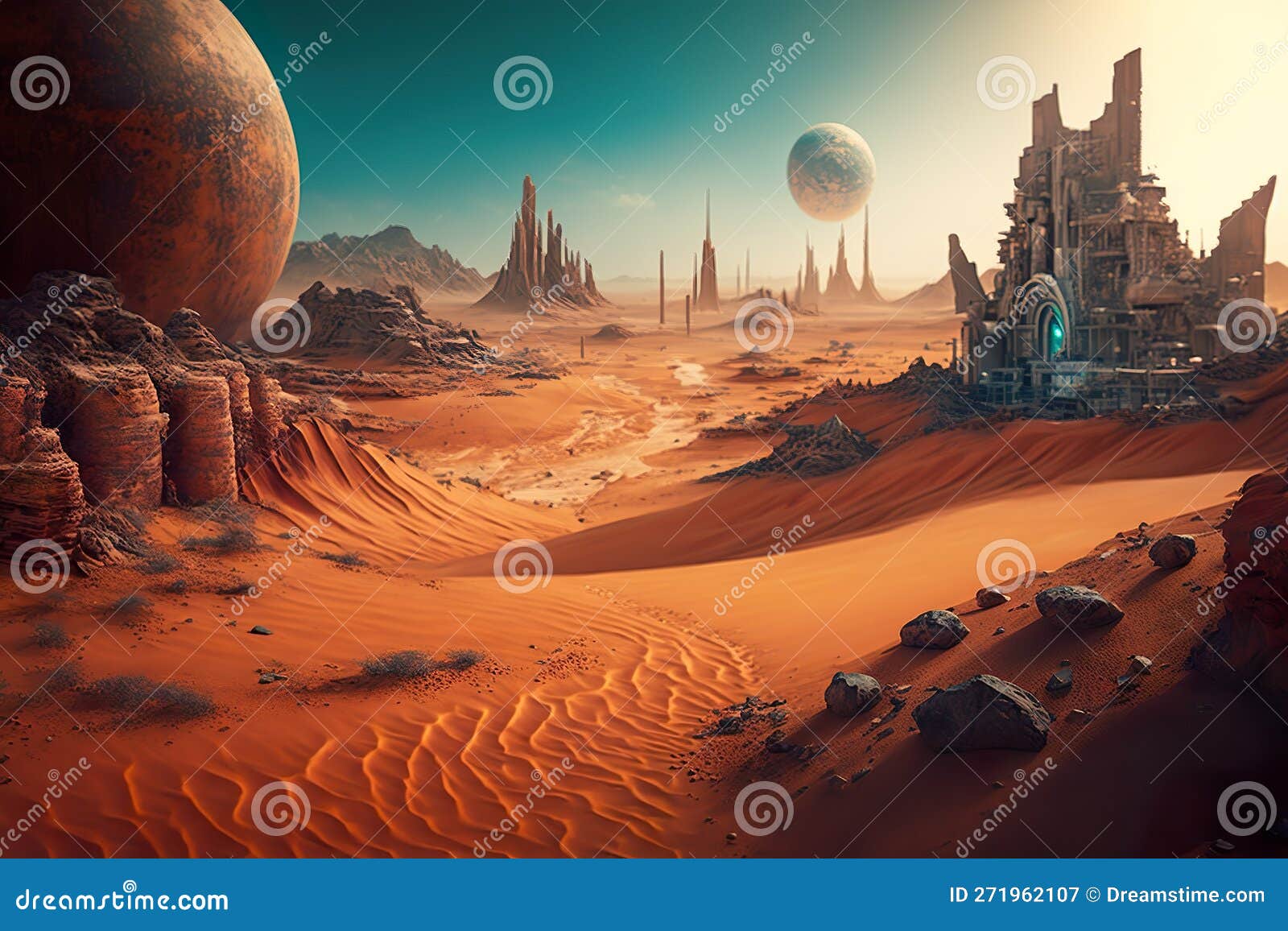 Exploring a World of Color in Abstract Art AI Generated Illustration ...