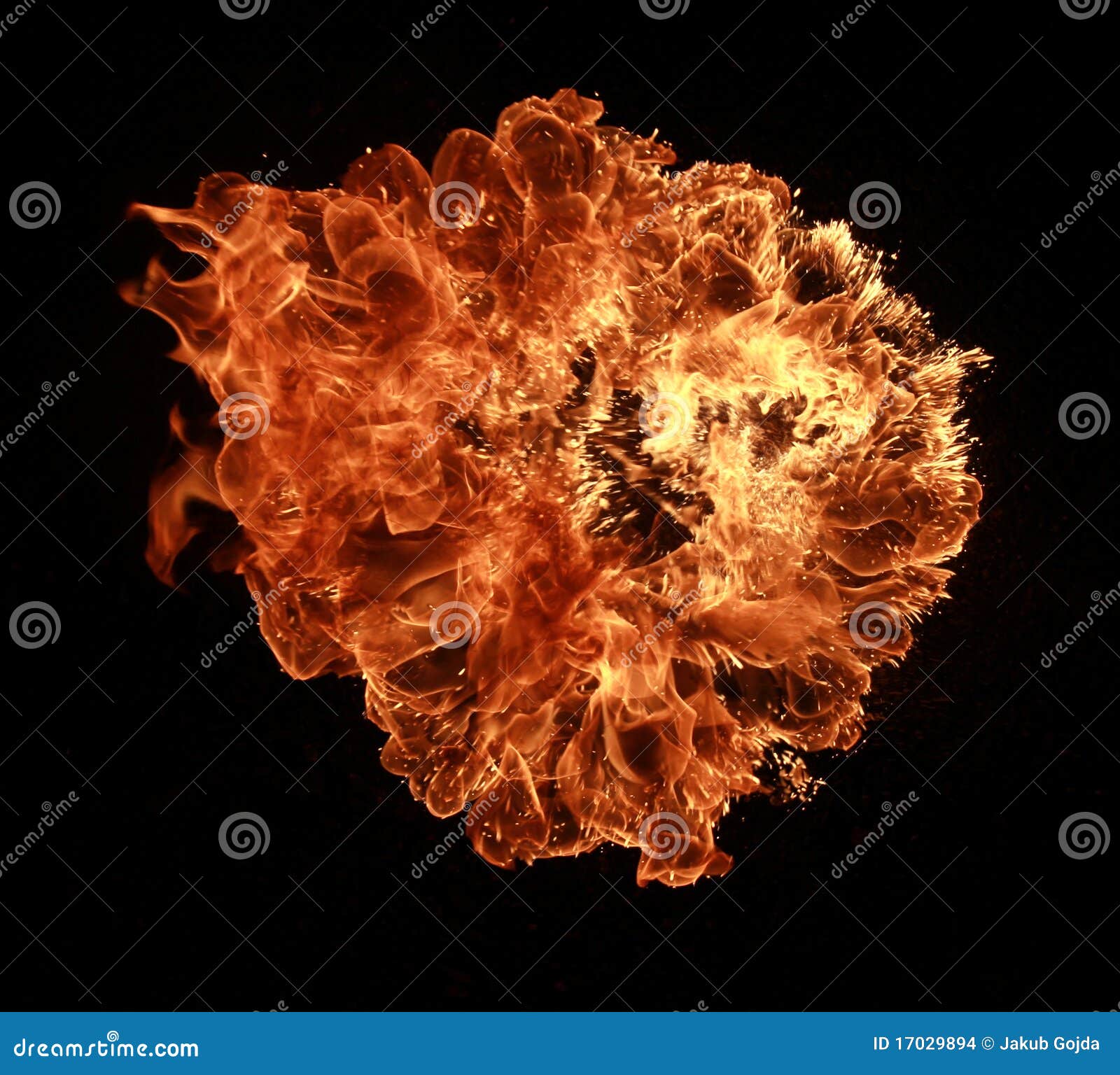 Explosão do incêndio foto de stock. Imagem de lingüeta - 17029894