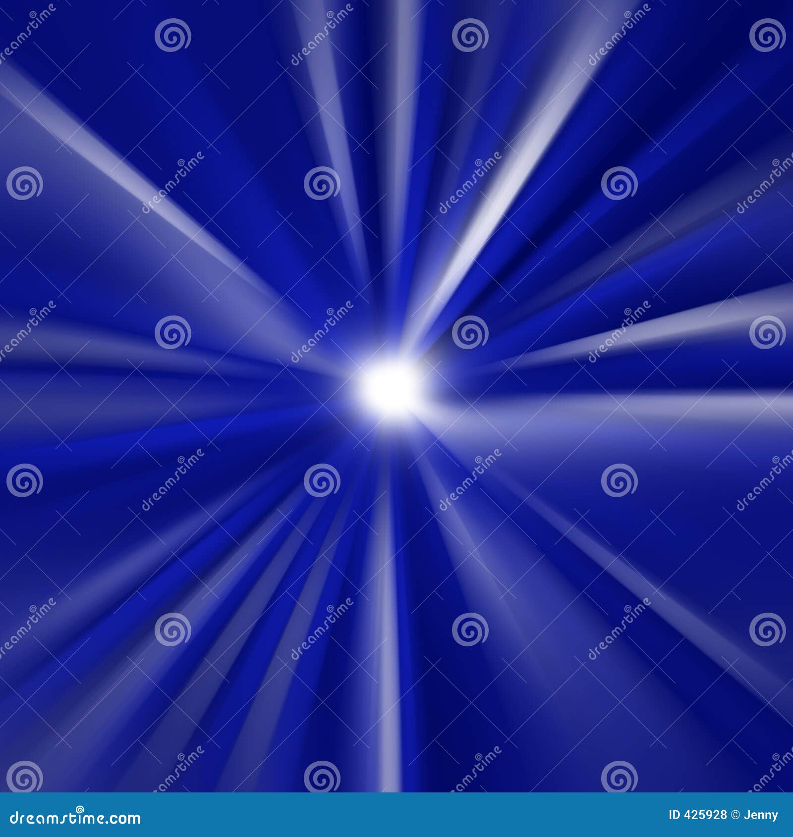 Explosión azul stock de ilustración. Ilustración de rayo - 425928