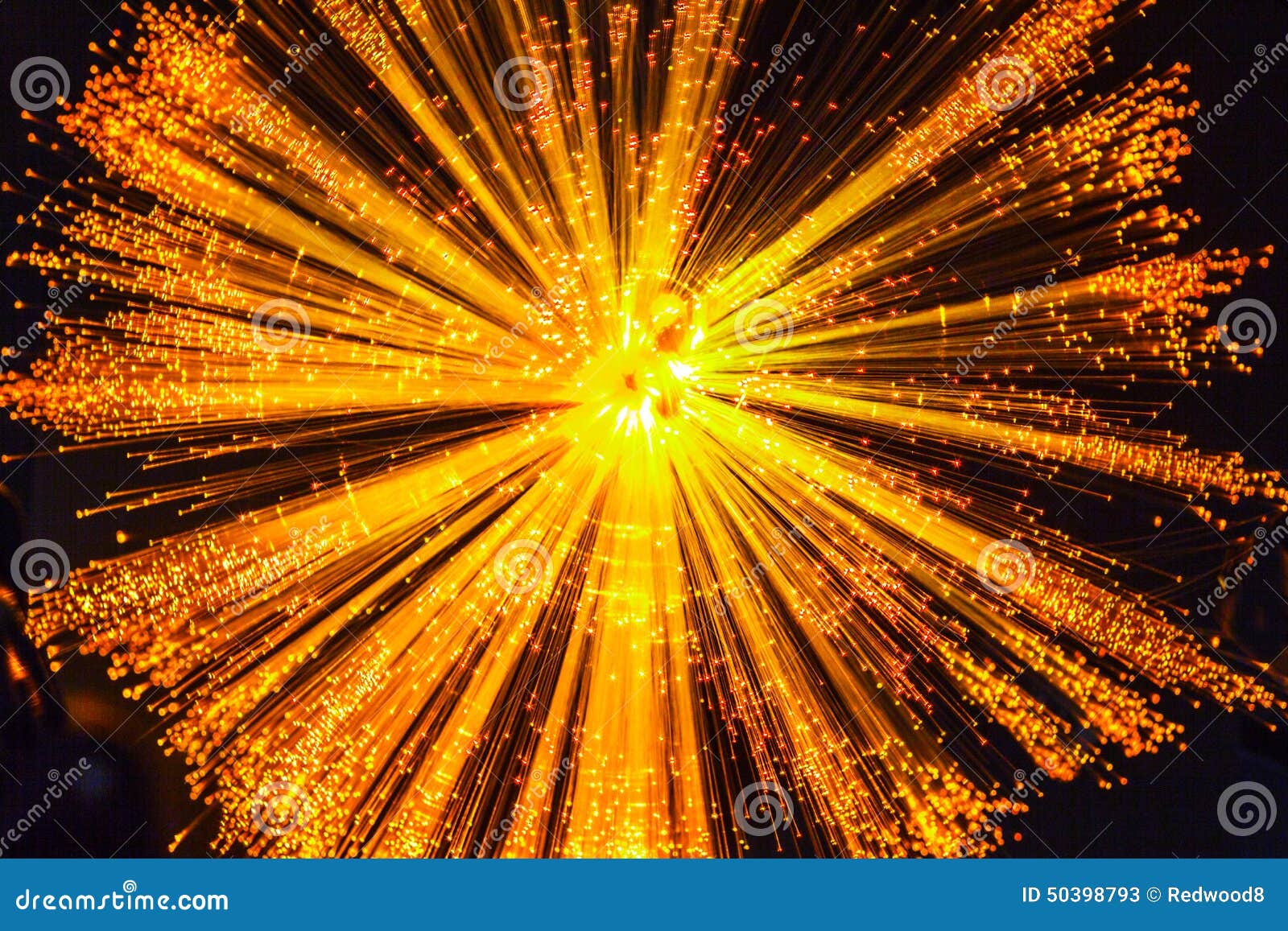 Explosión De La Luz Amarillo-naranja Stock de ilustración - Ilustración ...