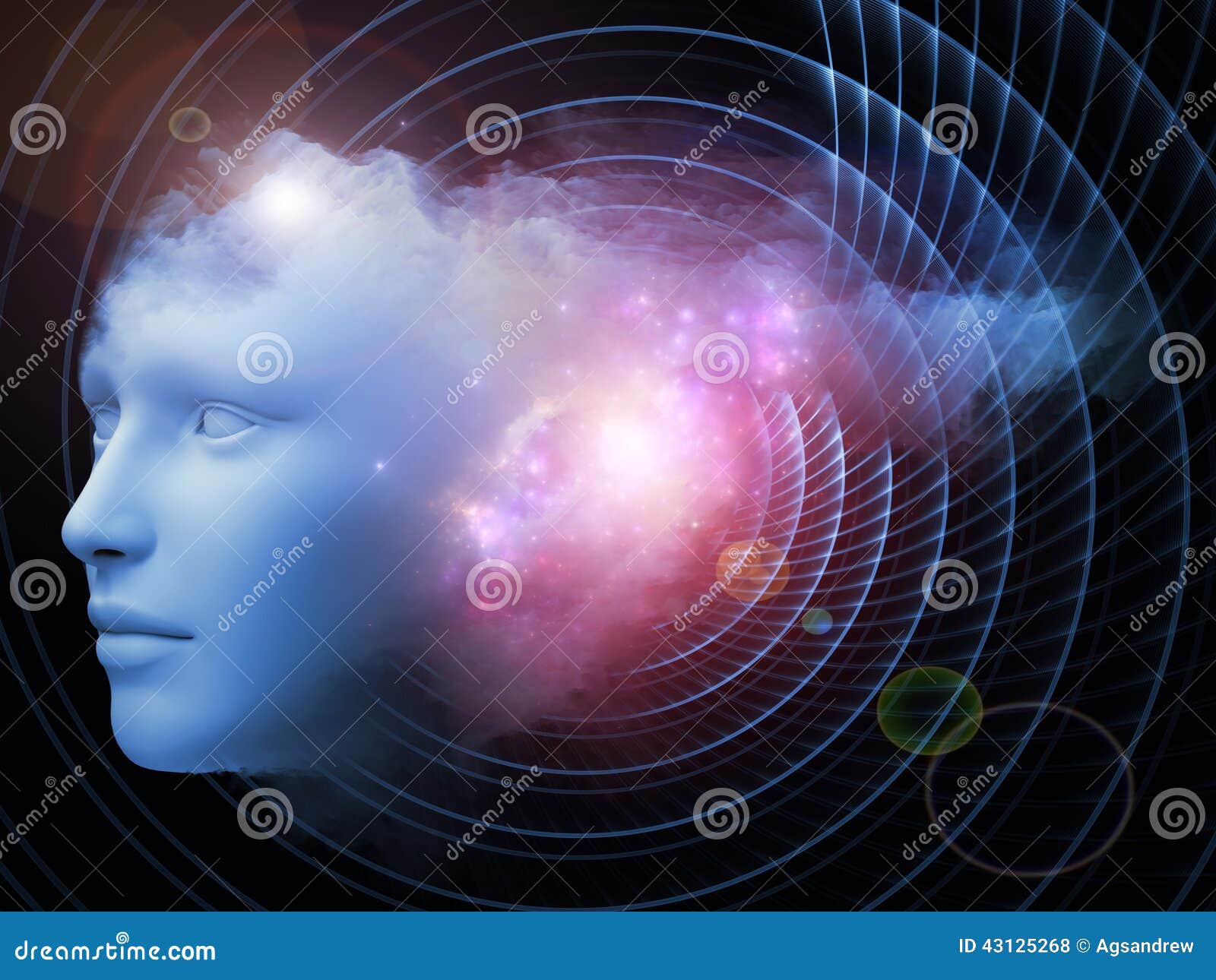 Explosión de la mente foto de archivo. Imagen de misterioso - 43125268