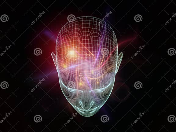 Explosión de la mente foto de archivo. Imagen de virtual - 45766160