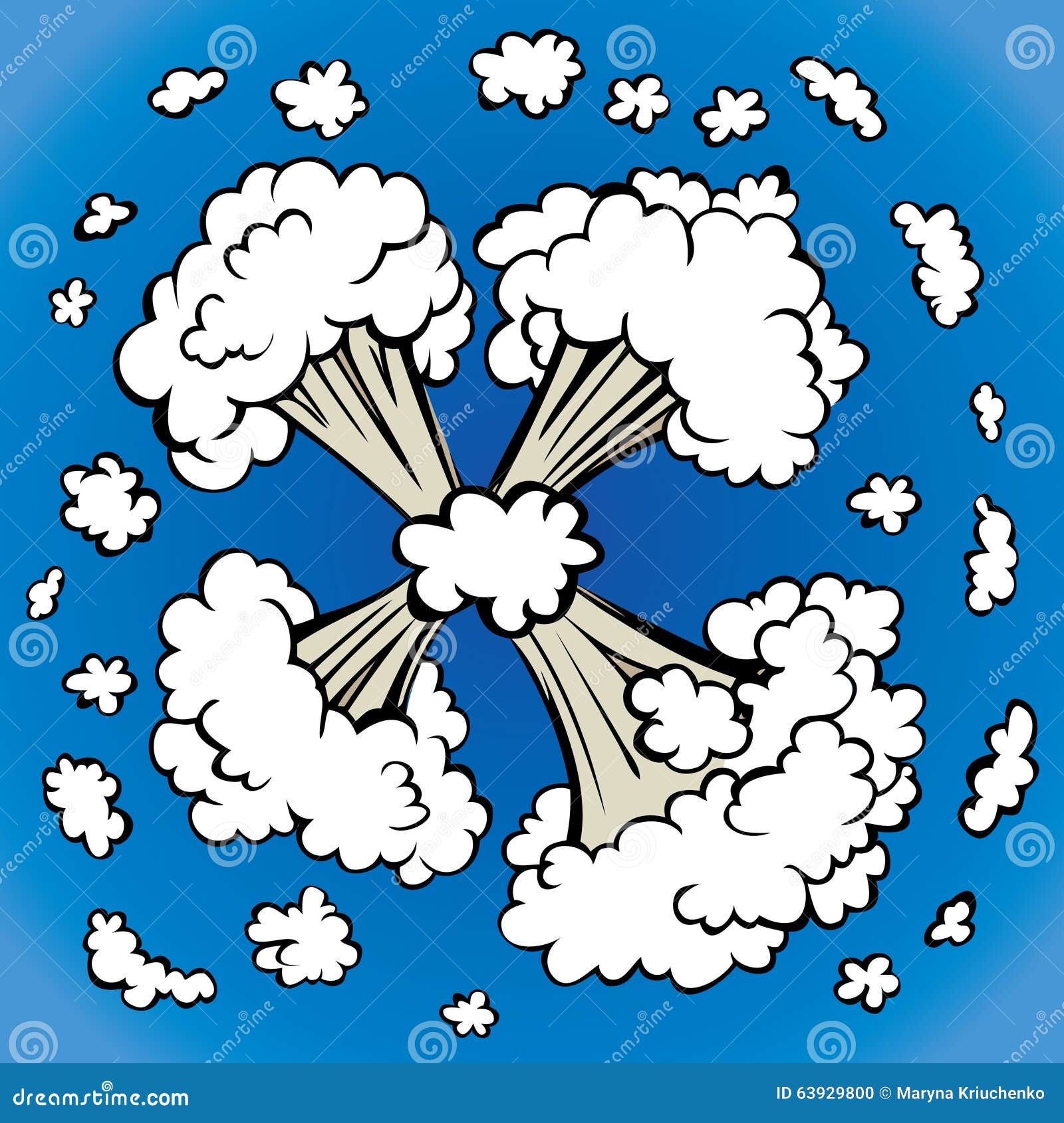 Explosión Gráfico Del Vector Ilustración del Vector - Ilustración de ...