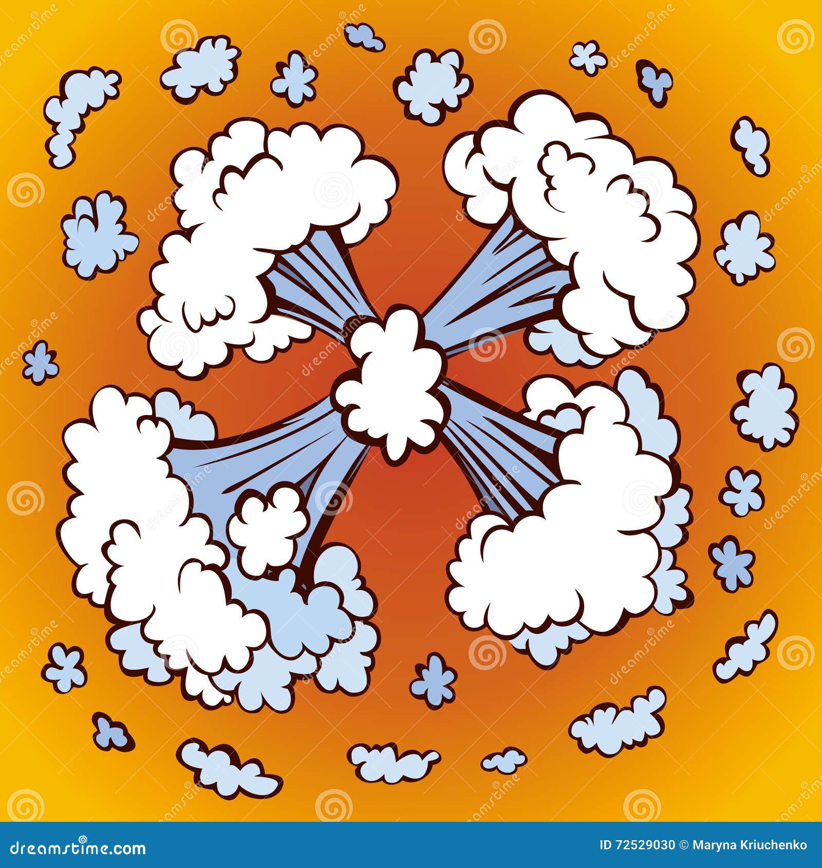 Explosión Gráfico Del Vector Ilustración del Vector - Ilustración de ...