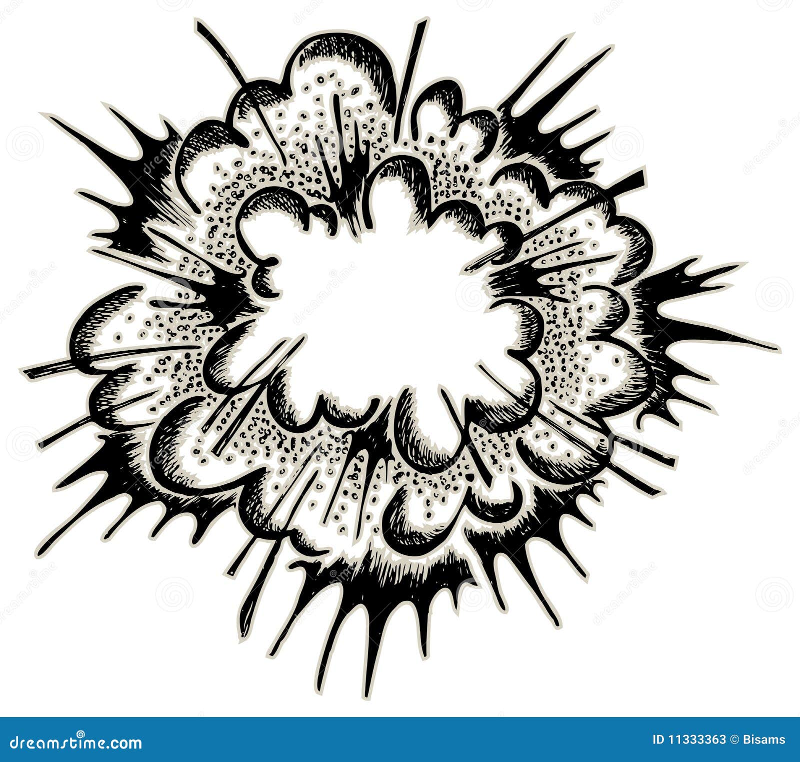 Explosie vector illustratie. Illustration of explosie - 11333363