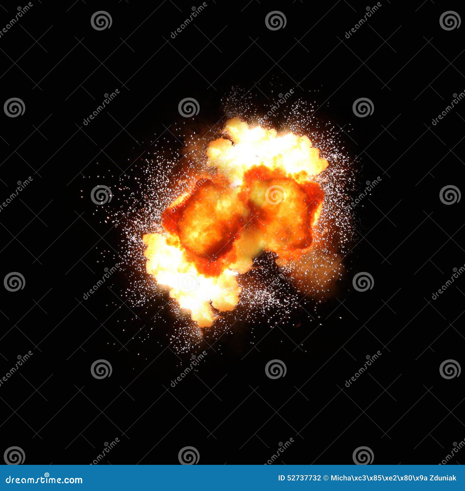 Explosie Binnen Op De Zwarte Achtergrond Stock Foto - Image of dynamiet ...