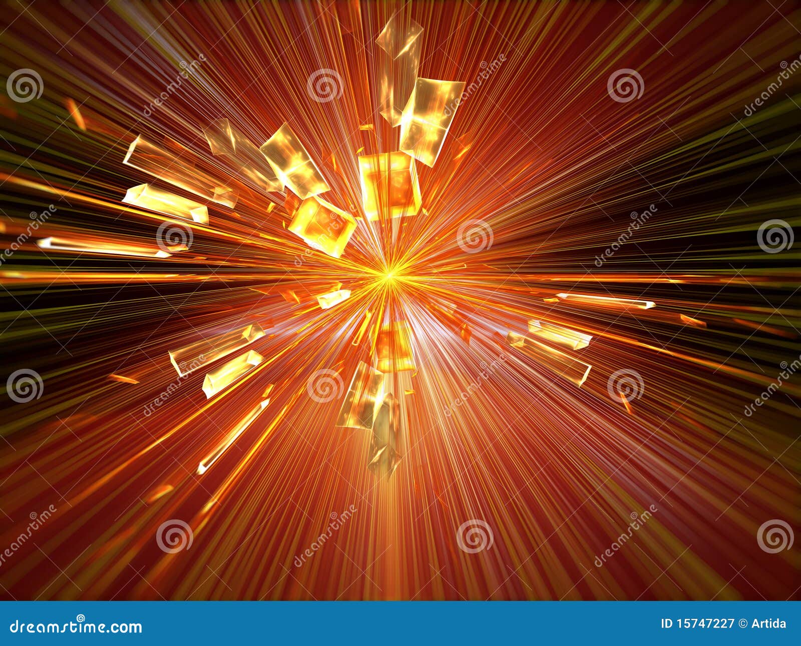 Explosie, ontploffing stock illustratie. Illustration of onderbreking ...