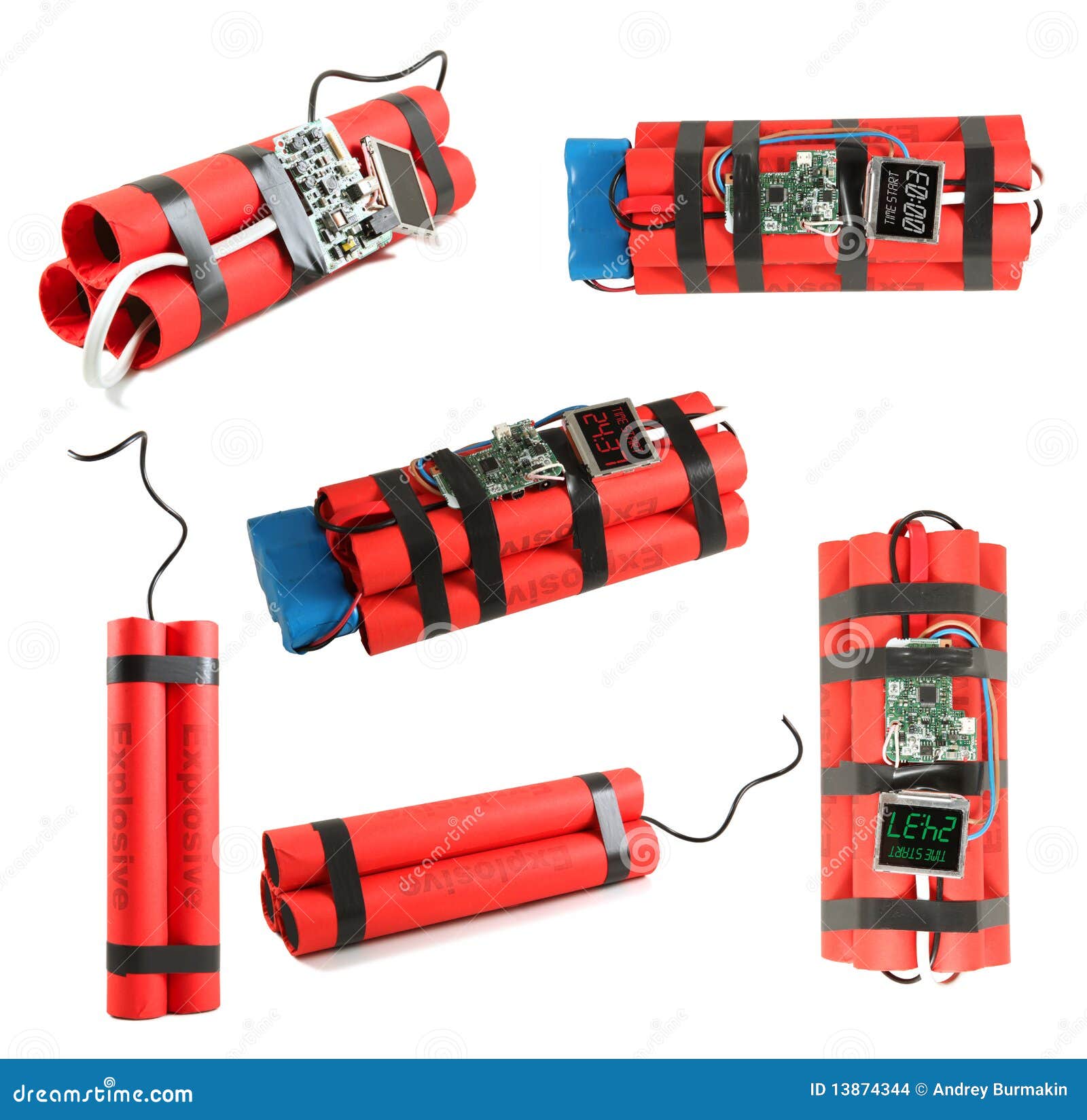 Explosief stock foto. Image of vorm, zekering, veiligheid - 13874344