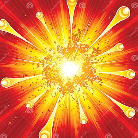 Explosion stock vector. Illustration of energy, burn - 12211016