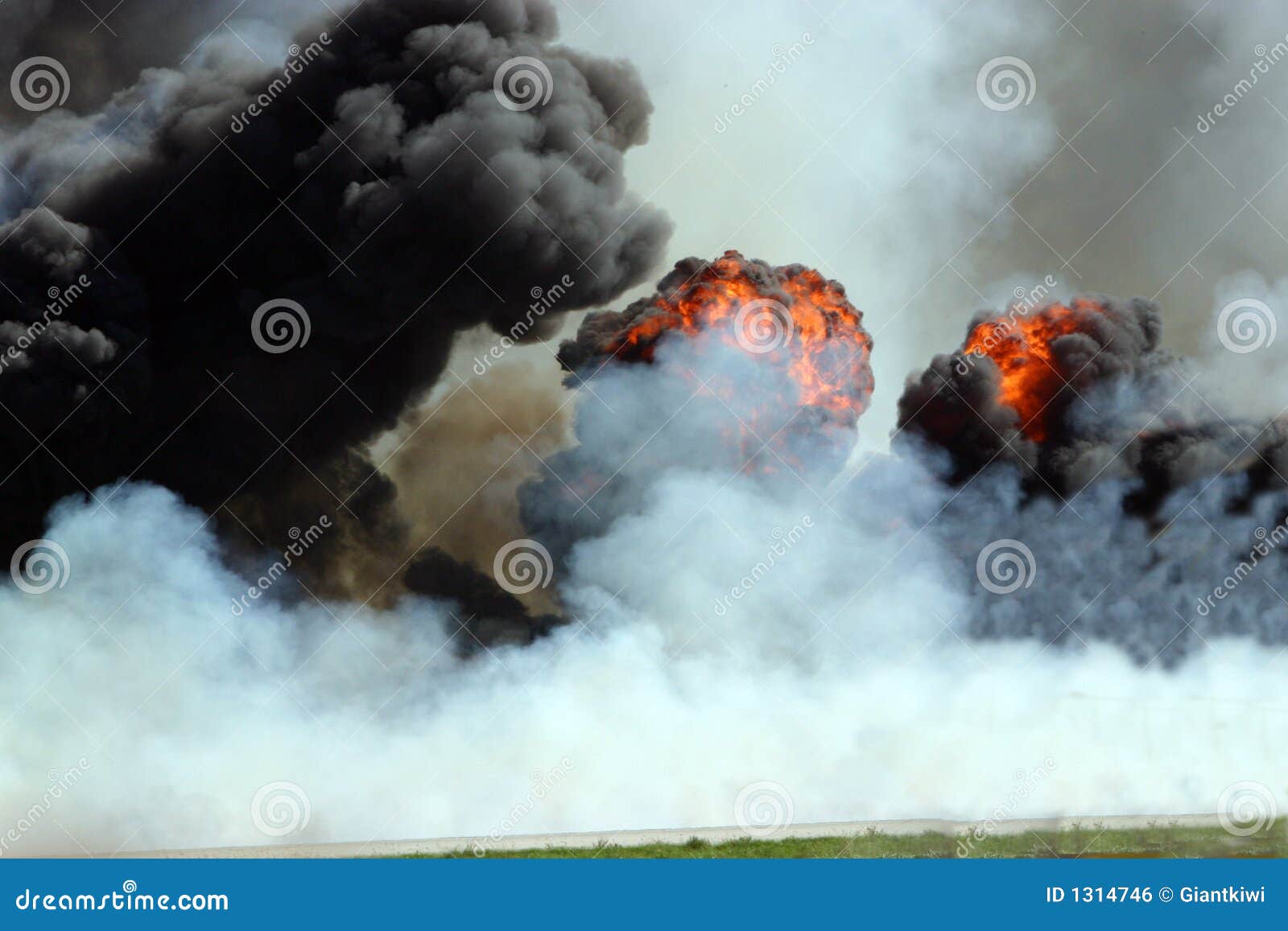 Explosion stock photo. Image of fire, fireball, heat, blast - 1314746