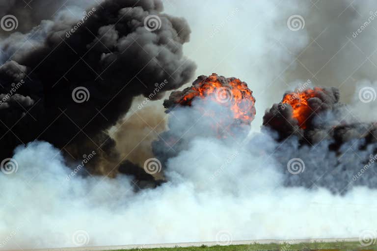 Explosion stock photo. Image of fire, fireball, heat, blast - 1314746
