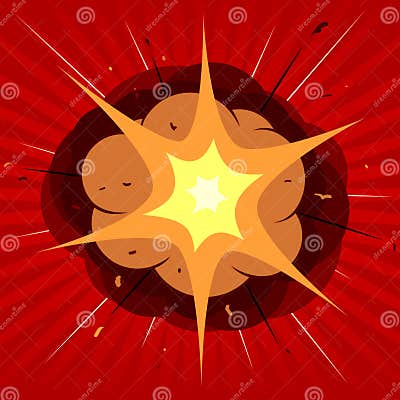 Explosion stock vector. Illustration of explode, style - 22920008