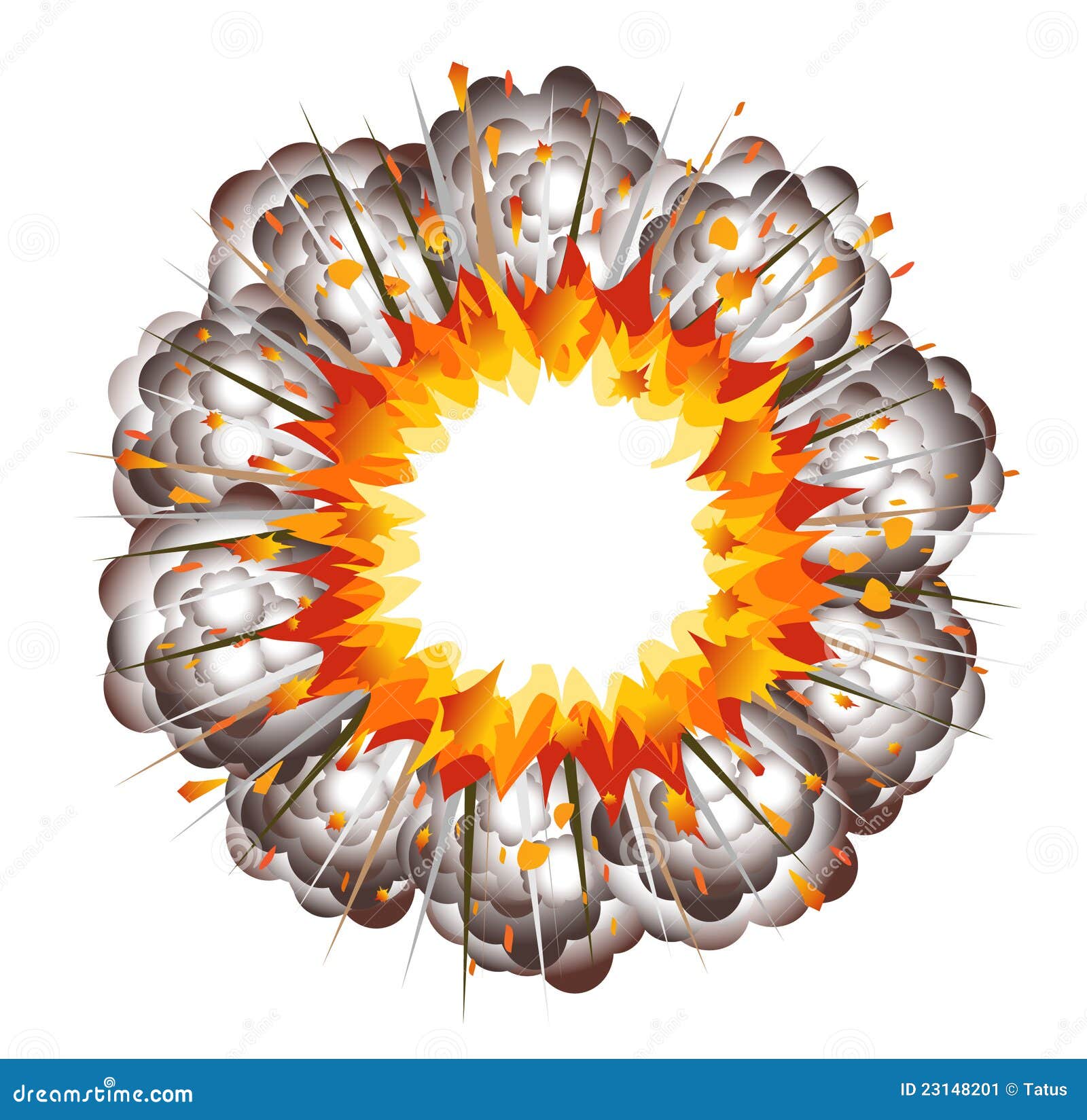 Explosion stock vector. Illustration of flash, explode - 23148201