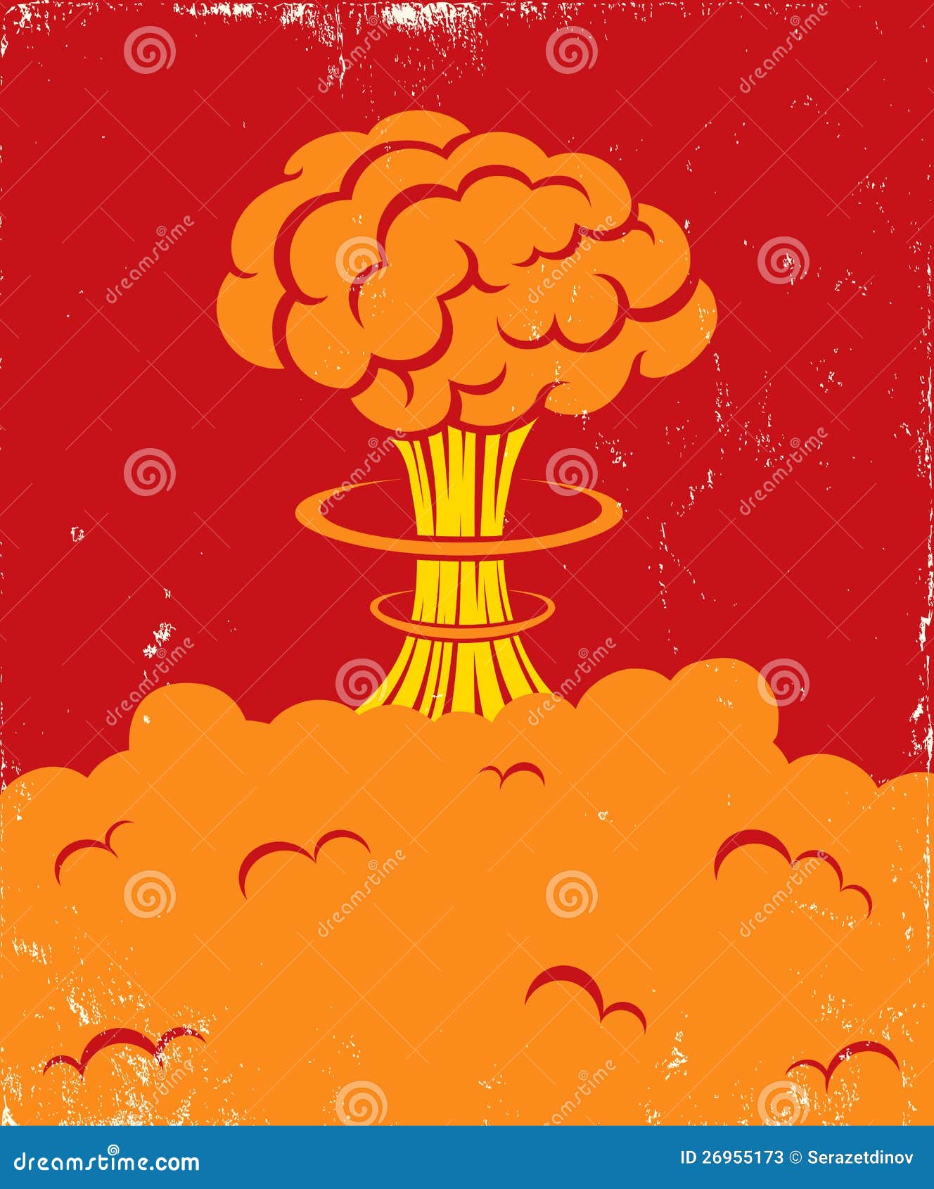 Explosion stock vector. Illustration of inspiration, conflict - 26955173