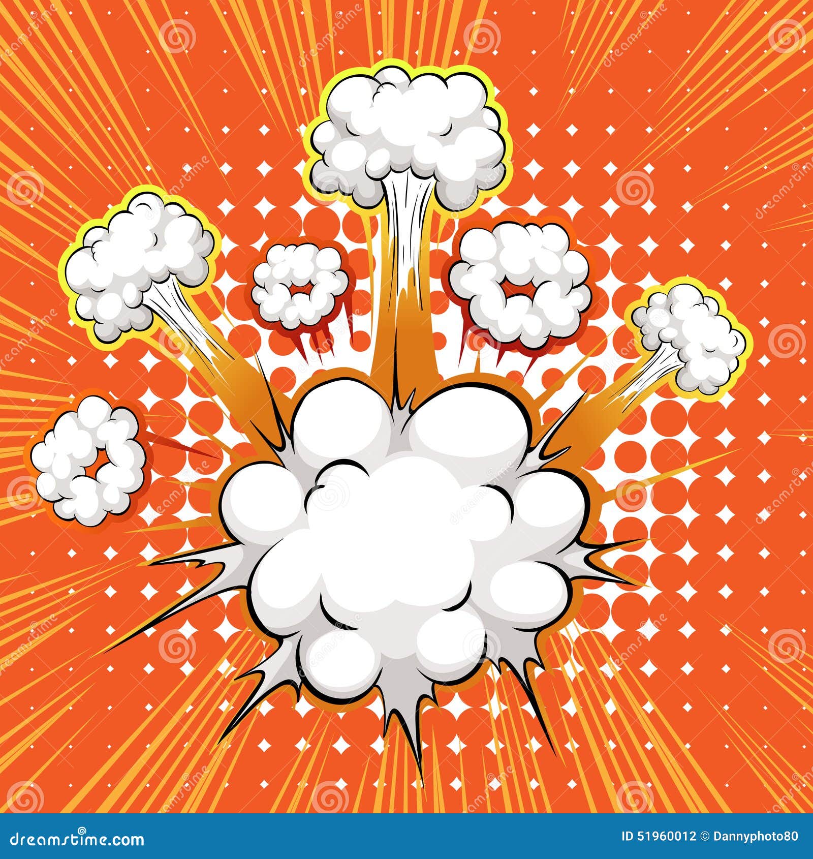 Explosion illustration de vecteur. Illustration du explosion - 51960012