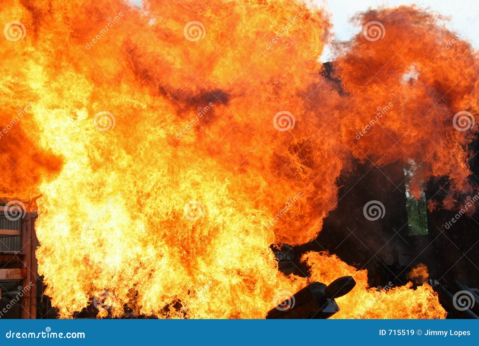 Explosion stock image. Image of alarm, flames, sabotage - 715519