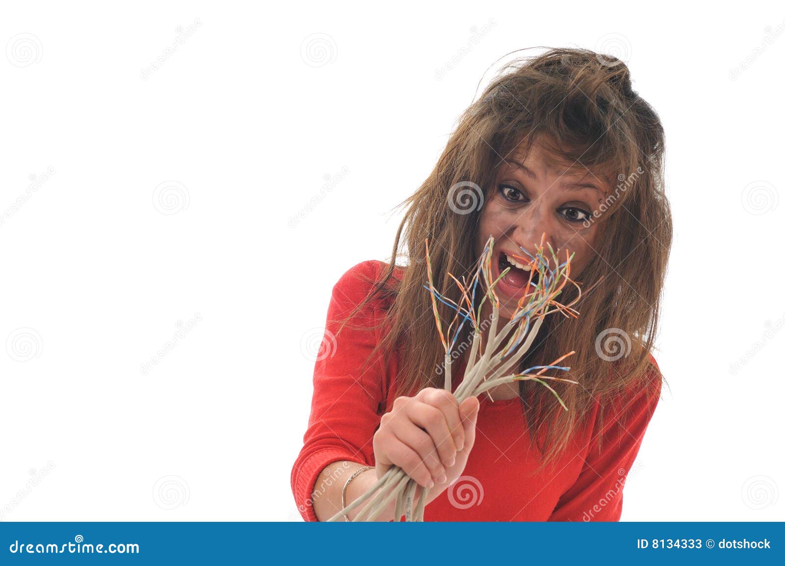 Explosion stock image. Image of dangerous, hair, drama - 8134333