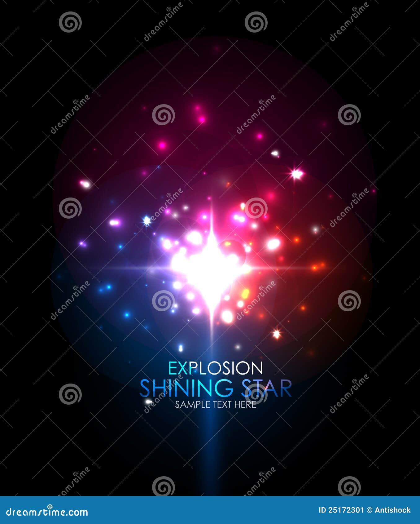 Explosion Abstract Background Stock Vector - Illustration of flare ...
