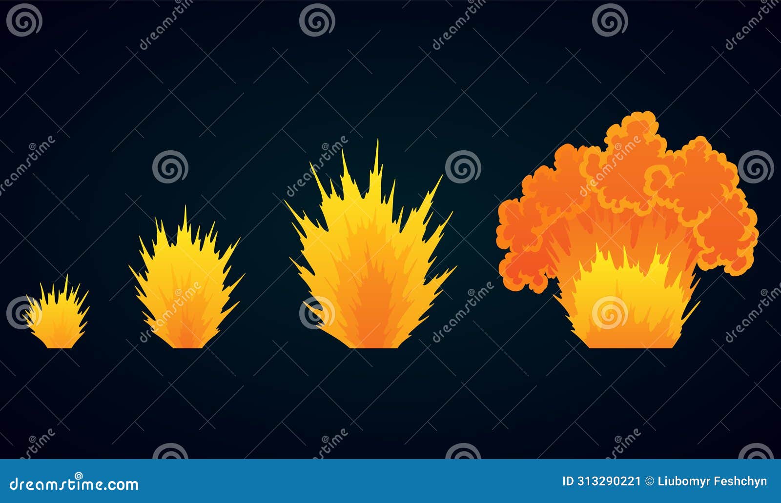 Explosion Animation. Animation for Game of the Explosion Effect ...