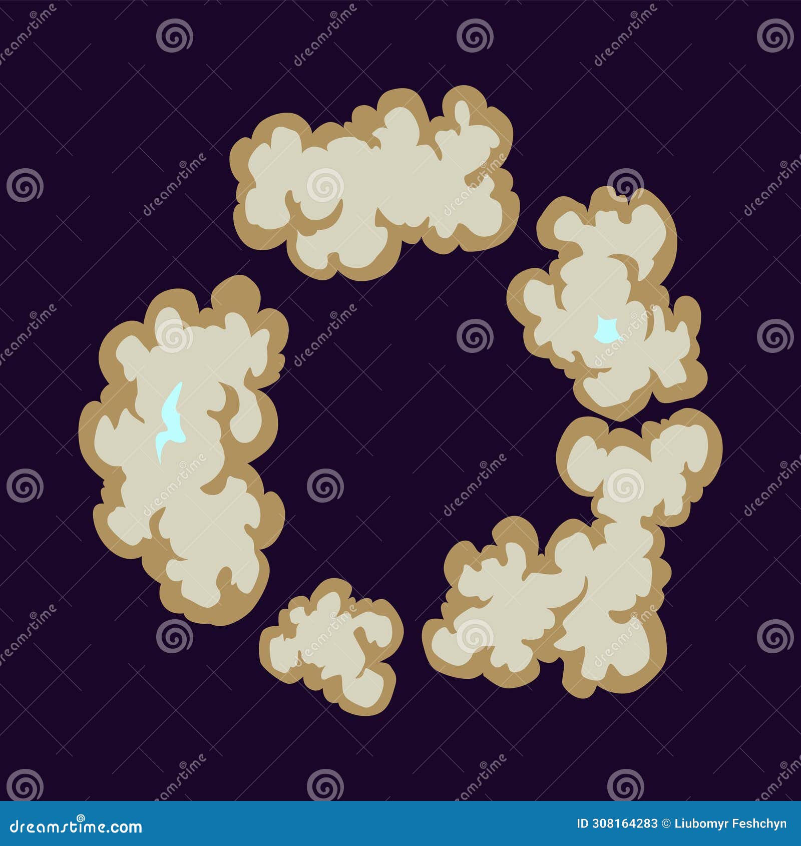 Explosion Animation. Cartoon Burst Effect of Vector Comic Boom and Bang ...