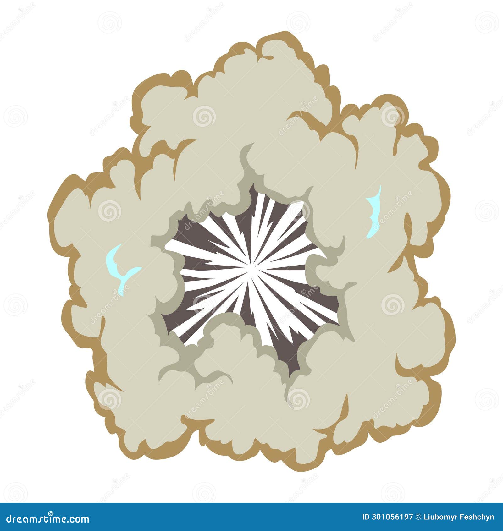 Explosion Animation. Cartoon Burst Effect of Vector Comic Boom and Bang ...