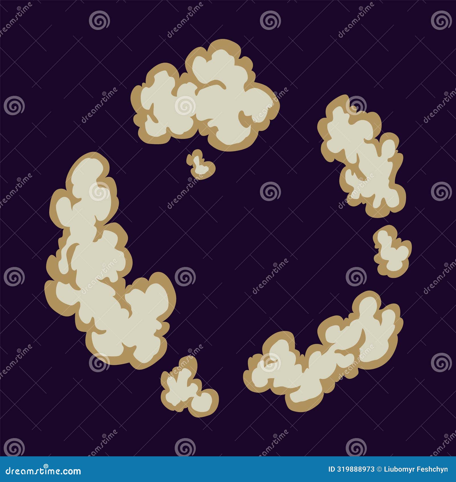 Explosion Animation. Cartoon Burst Effect of Vector Comic Boom and Bang ...