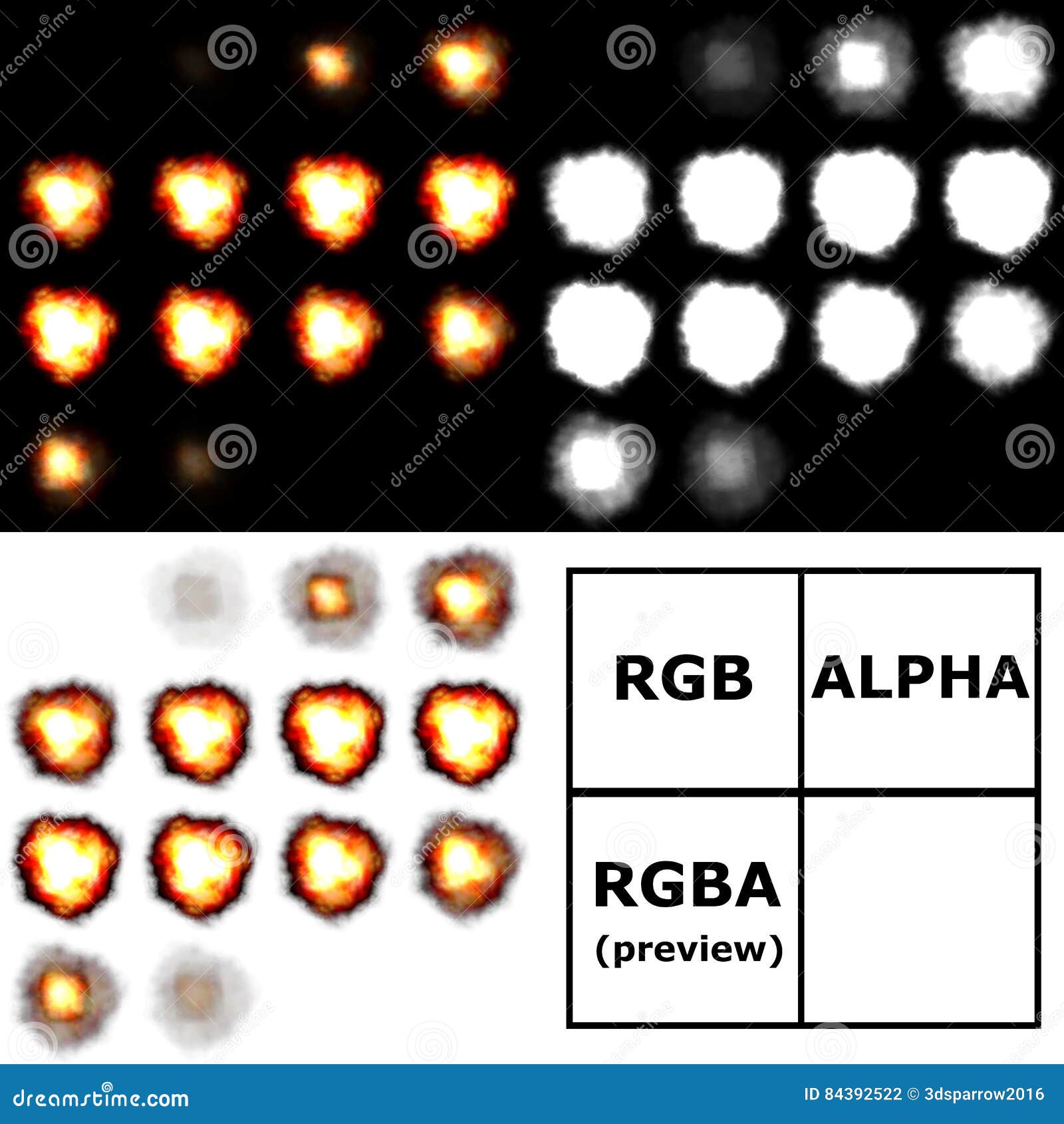 Explosion Animation Sprite Sheet Stock Illustration - Illustration of ...