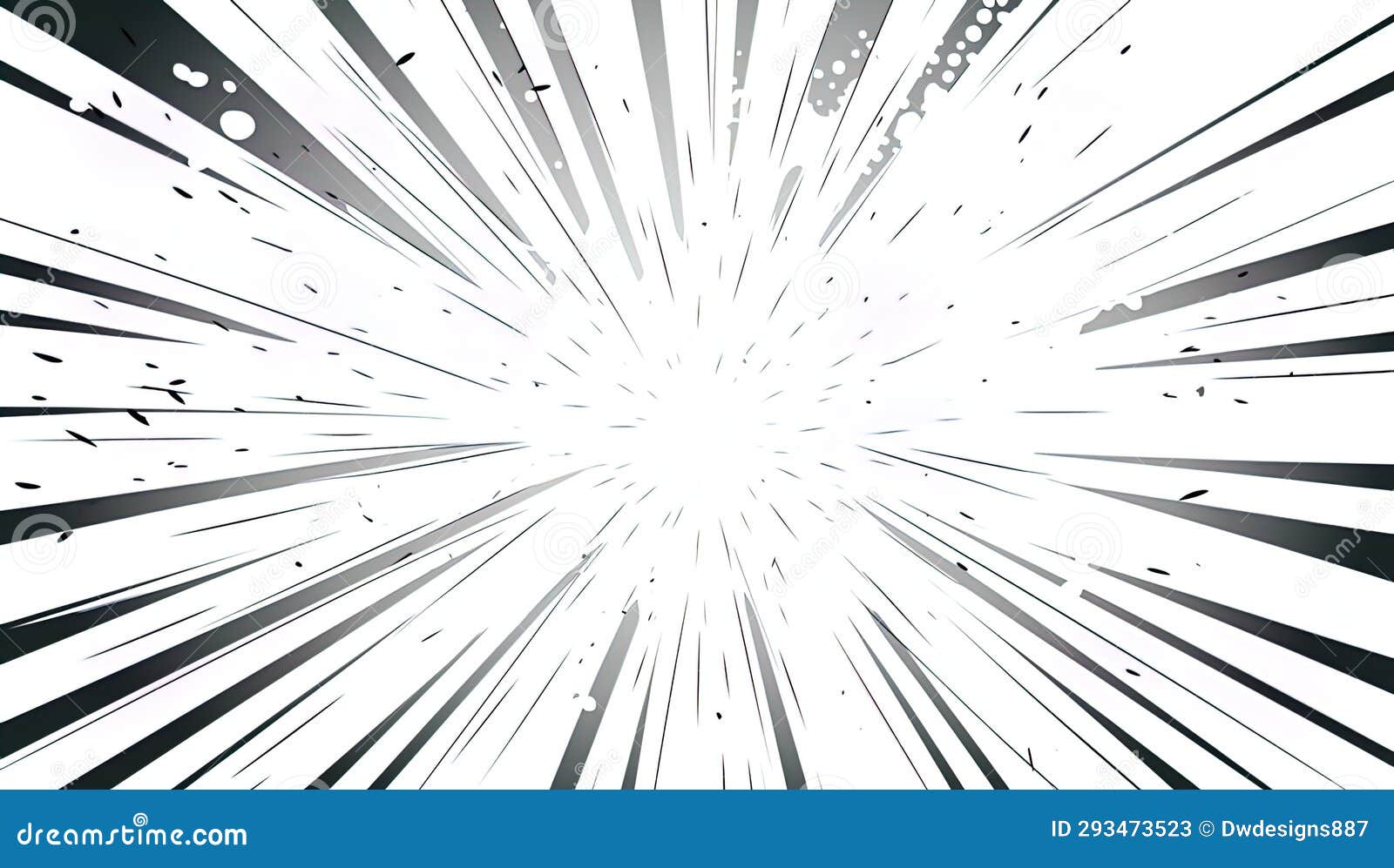 An Explosion in Anime Style. Stock Illustration - Illustration of ...