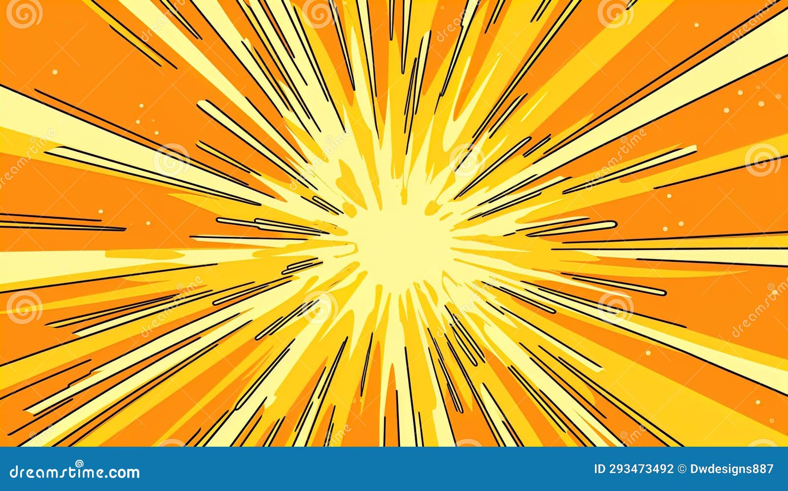 An Explosion in Anime Style. Stock Illustration - Illustration of leaf ...