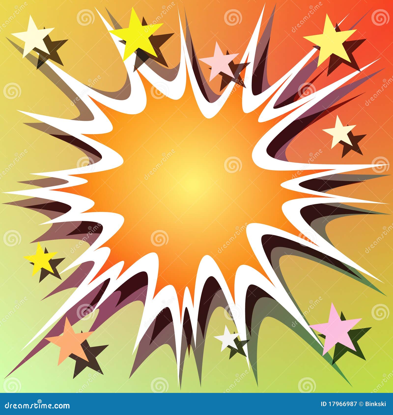 Explosion Background stock vector. Illustration of stars - 17966987