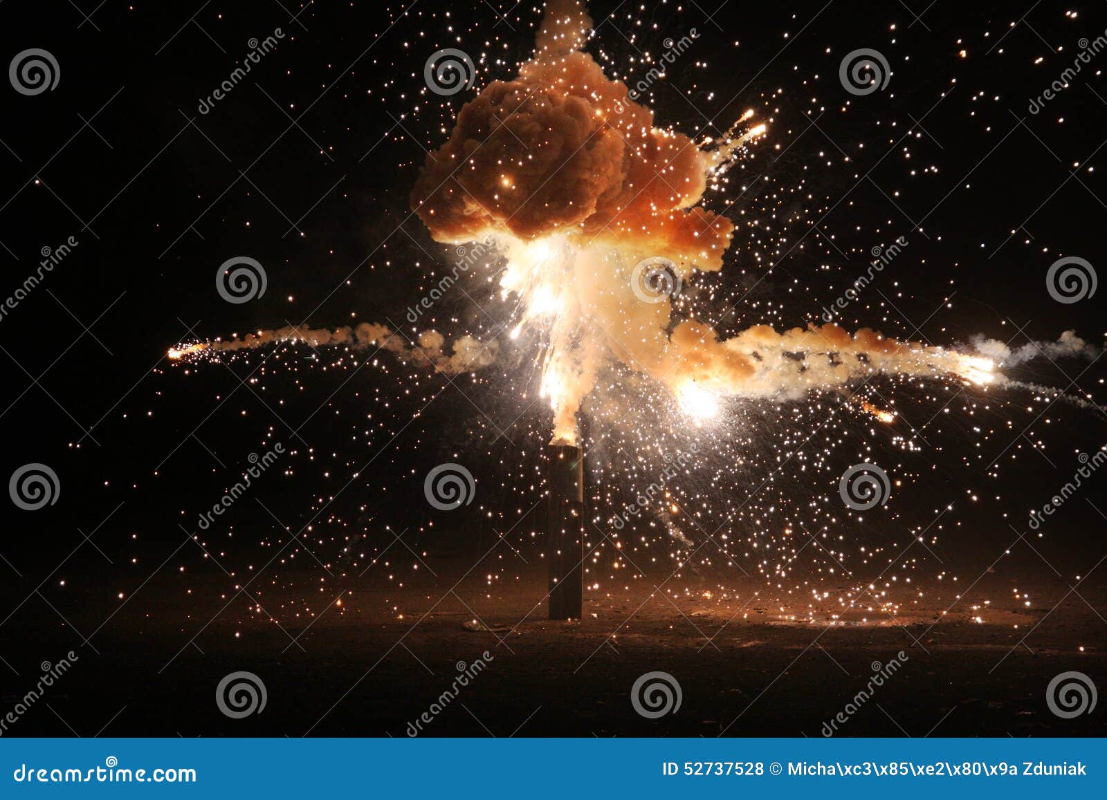 Fire Explosion on the Black Background Stock Photo - Image of abstract ...