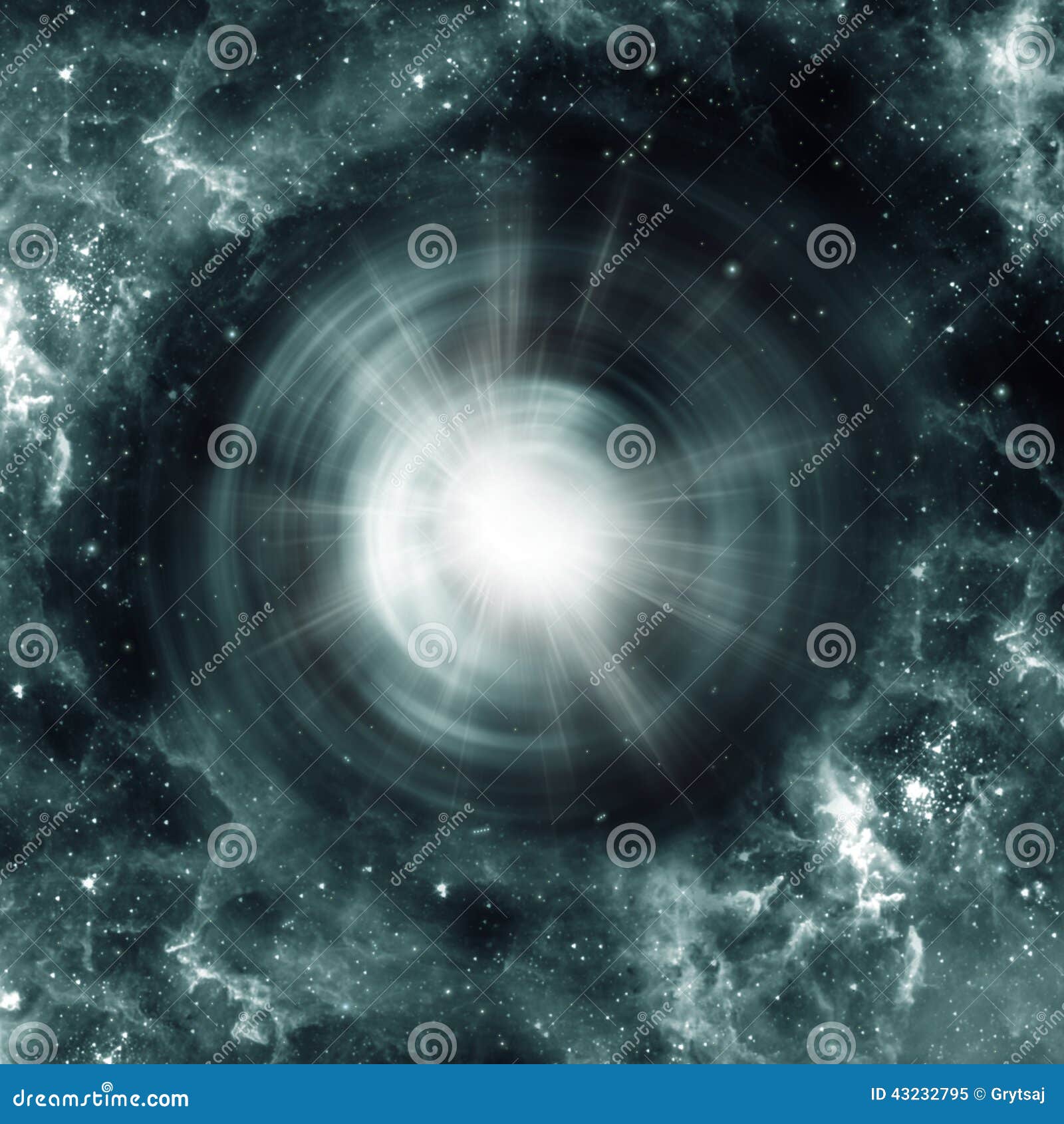 The Explosion of a Black Hole Stock Image - Image of space, astronomy ...