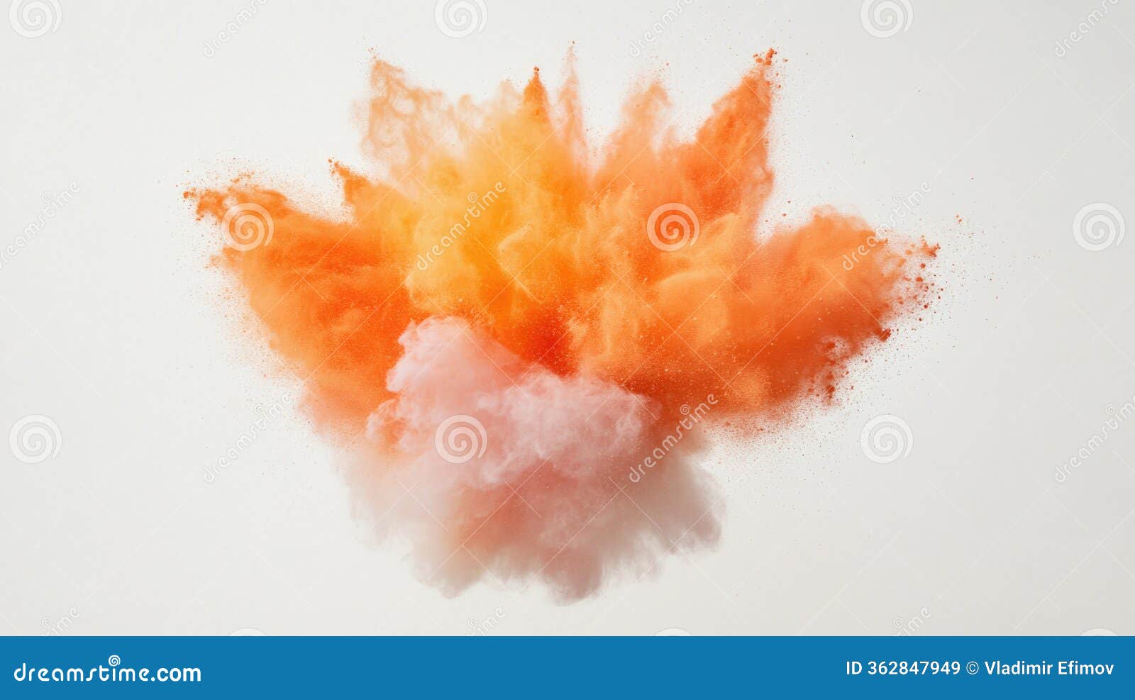 Explosion Blast in Colorful Powder and Smoke Stock Image - Image of ...