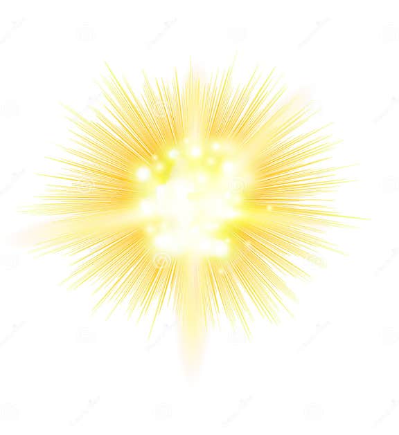 Explosion, Blast Symbol Element Vector Illustration Stock Vector ...