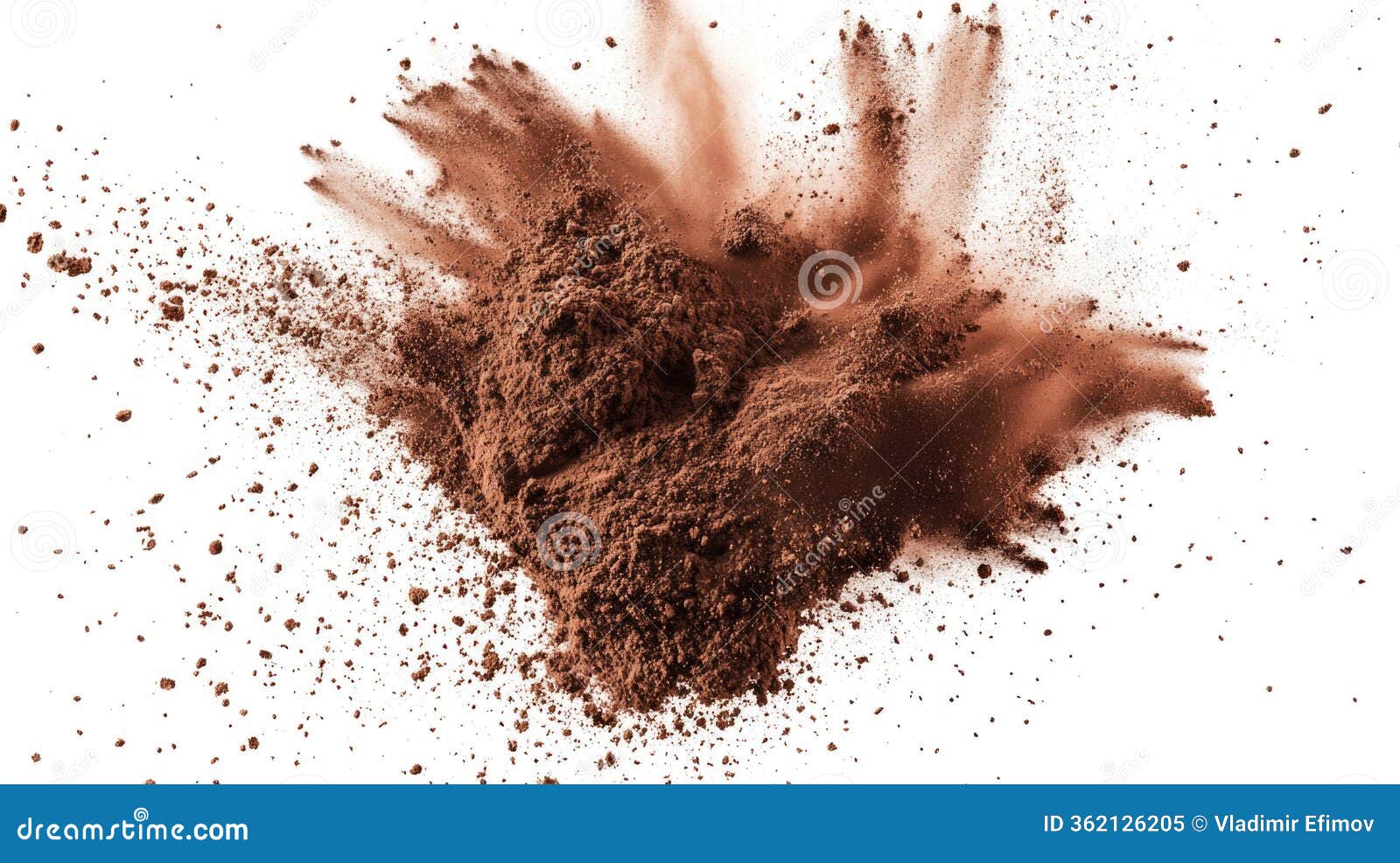 Explosion of Brown Dirt stock image. Image of closeup - 362126205