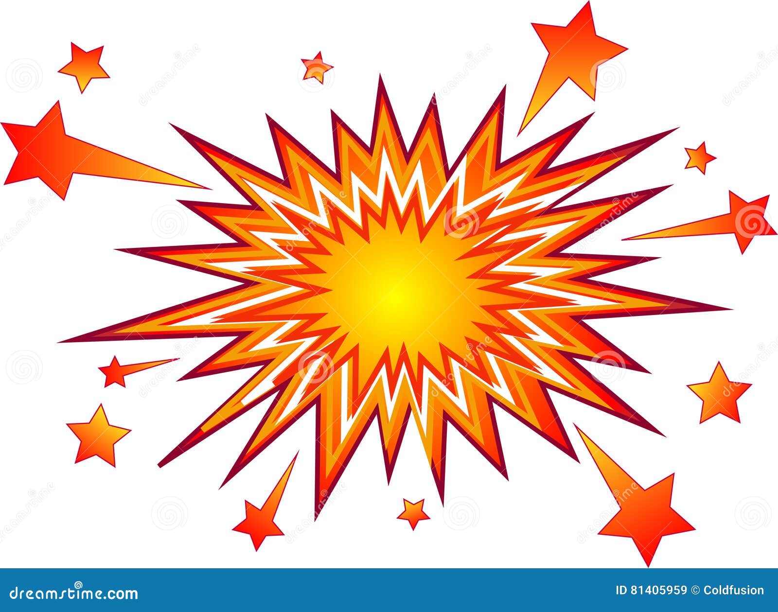 Explosion, Bursting Cartoon Stock Illustration - Illustration of burst ...